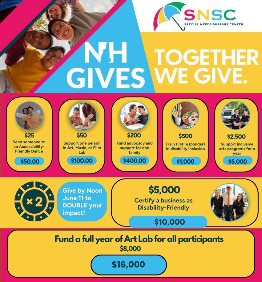 New Hampshire Gives Day 2025 | Special Needs Support Center